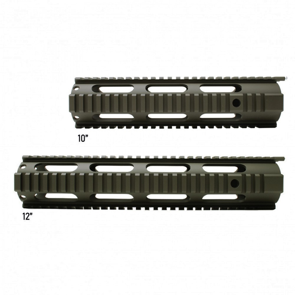 CERAKOTE OD GREEN| AR-15 Free Float Quad Rail Handguard -Length Option- OutdoorSportsUSA